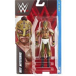 WWE Basic Rey Mysterio Action Figure, Posable 6-inch Collectible for Ages 6 Years Old & Up, Series # 127
