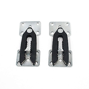 Geesatis 4 PCS Sofa Bracket Tool with Mounting Screws, Silver