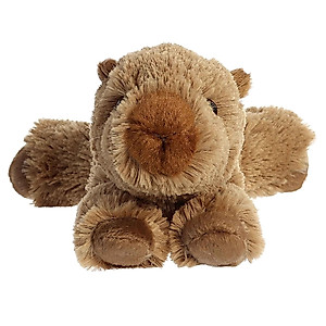 Aurora® Adorable Mini Flopsie™ Charlie Capybara™ Stuffed Animal - Playful Ease - Timeless Companions - Brown 8 Inches
