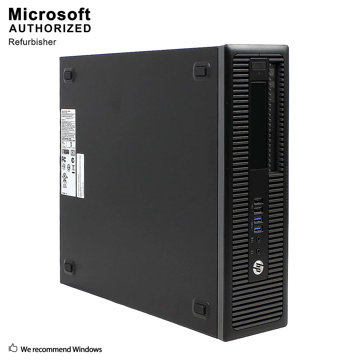 HP ProDesk 600 G1 SFF Business Desktop Computer, Intel Core i5 4590 up to 3.7GHz,16G DDR3, 2T, DVD, WiFi, Bluetooth 4.0, USB 3.0, VGA, DP, Win 10 64-Bit Supports English/French/Spanish(CI5) (Renewed)