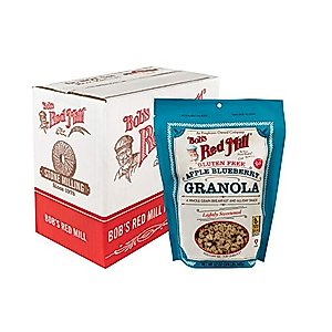 Bob's Red Mill Gluten Free Apple Blueberry Granola, 12-ounce (Pack of 4)