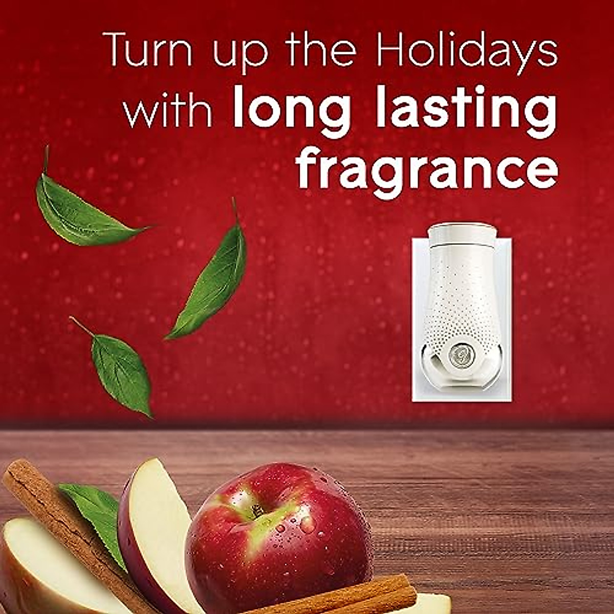 Glade PlugIns Refills Air Freshener, Scented and Essential Oils for Home and Bathroom, Autumn Spiced Apple, Limited Edition Scent, 4.69 Fl Oz, 7 Count