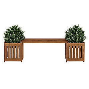 Furinno FG19455 Tioman Hardwood Outdoor Lifestyle Flowerbox, 1-Pack, Natural
