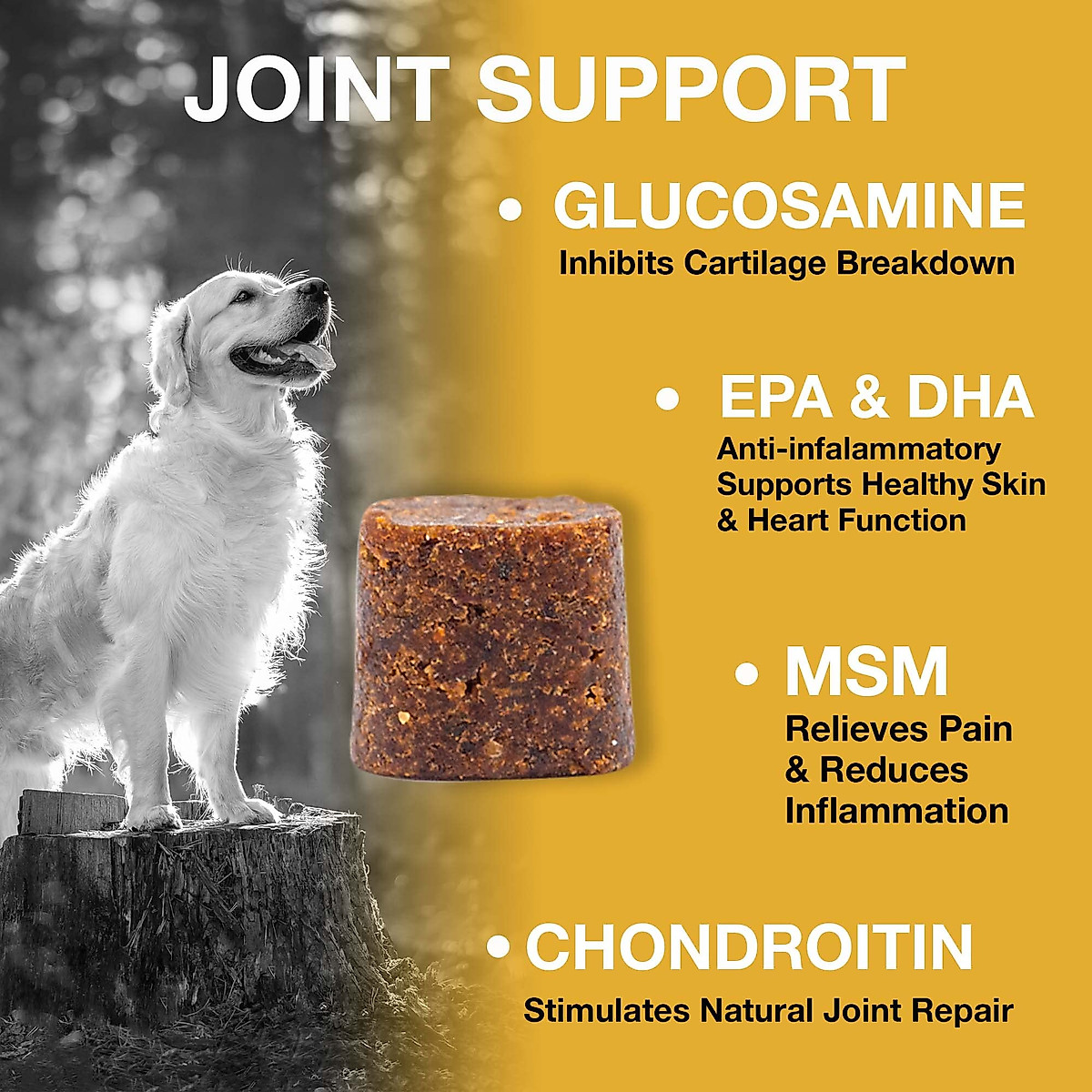 Nutriline Labs Flex-EZ, Highly PALATABLE, 180 Soft Chews, CHONDROITIN, GLUCOSAMINE, MSM