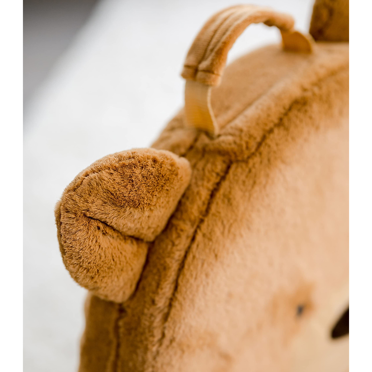 Soft Landing Animal Adventure Brown Sweet Seats, Premium and Comfy Toddler Lounge Chair with Carrying Handle & Side Pockets Bear