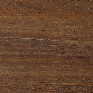 OSP Home Furnishings Baton Rouge Rustic L-Shape Office Desk with Power Port Drawer, Brushed Walnut Finish