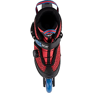 K2 Skate Raider Boa,Red_Blue,4-8