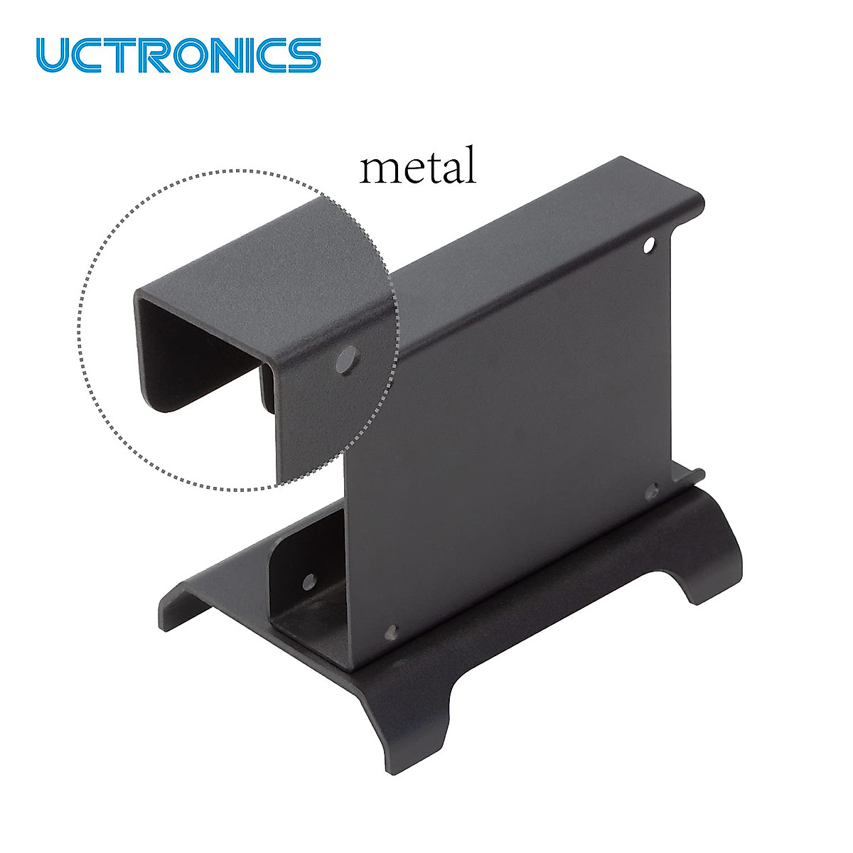 UCTRONICS for Raspberry Pi SSD Case, Pi NAS Metal Vertical Stand for Dual 2.5” SSDs and Pi 5, 4, 3B/3B+ and Other B Models