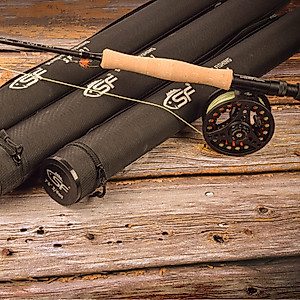 SF Fly Fishing Rod 4 Piece 7 or 8 Weight 9FT Matt Black Fly Rod IM7 Carbon Fiber for Starter Bass Pike Carp