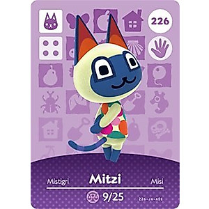Mitzi - Nintendo Animal Crossing Happy Home Designer Amiibo Card - 226 by Nintendo