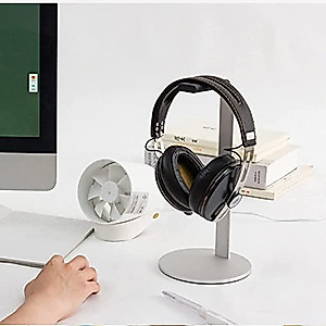 ANIIC Headset Stand Headphone Holder High-end Headphone Stand Metal Headphone Hanger Display Stand for Most Headphones Sizes Headphone Stand (Color : Black)