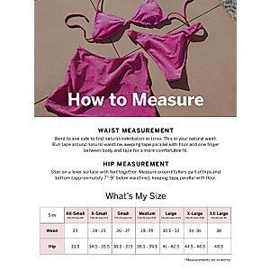 Victoria's Secret Pink V Crossover High Waisted Bikini Bottom, Swimsuit for Women, Moderate Coverage Bathing Suit Bottoms for Women, Pure Black Floral (S)