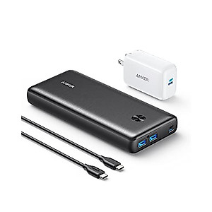 Anker Portable Charger, 737 Power Bank (PowerCore III Elite 26K) Combo with 65W PD Wall Charger, Power IQ 3.0 Battery Pack for MacBook Pro/Dell XPS, Microsoft Surface, iPad Pro, iPhone 13, and More