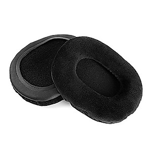 Ear Pads Replacement Cushions Pillow Compatible with Artiste ADH300 2.4GHz TV Wireless Headphones Earpads Foam (Black 1)