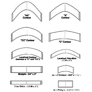 SuperTape Contour "C" 3 packs = 108 pieces