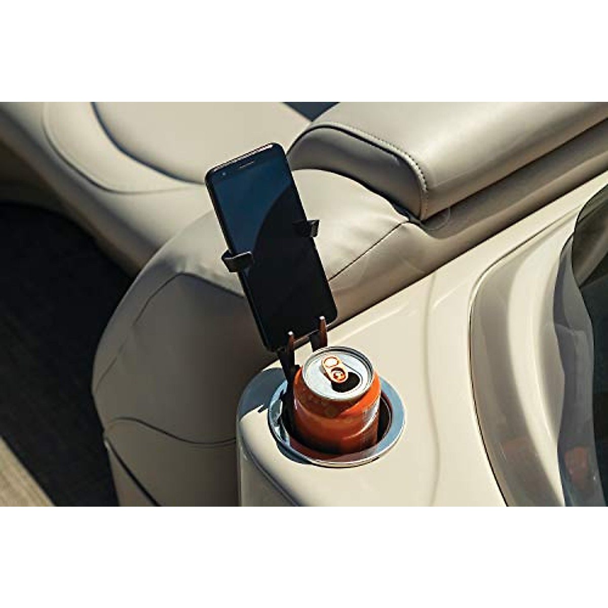 Kuryakyn 6474 Free-Flex Cup and Cell Phone Device Holder: Mounts in Cars, Trucks, Vans, UTVs with Flexible Arms Securing Various Phones/Cases, Black