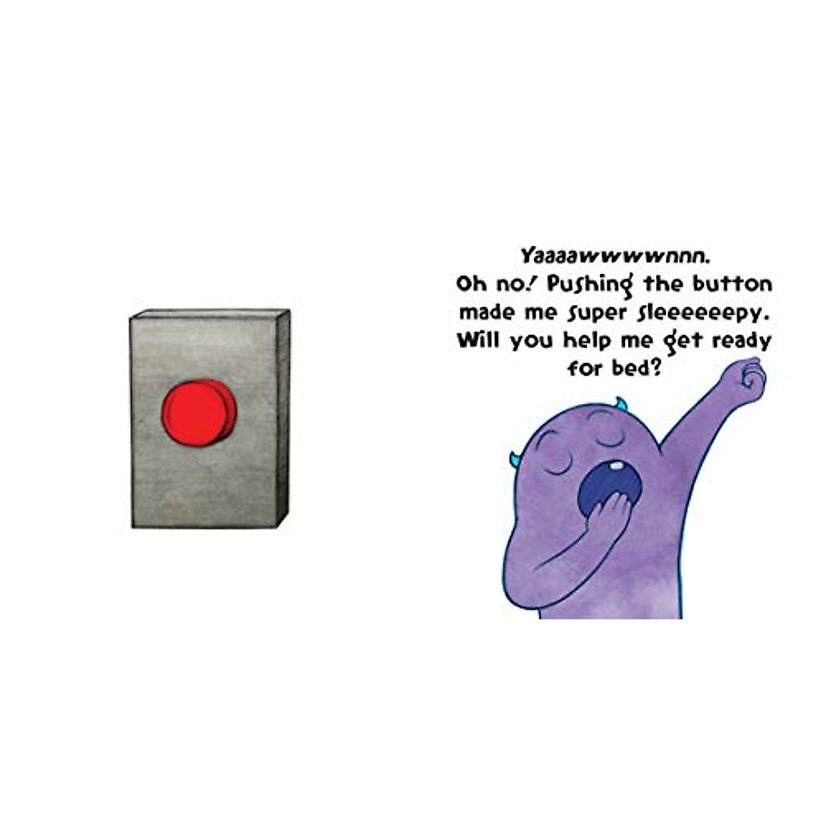 Don't Push the Button! Let's Say Good Night: An Interactive Bedtime Story for Kids