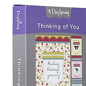 DaySpring Thinking of You - Inspirational Boxed Cards - Polka Dots - 60943,Multi Color