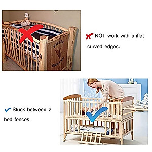 Yimisya Wooden Baby Crib Arm - Anti-Slip Crib Mobile Bed Bell Holder Arm DIY Mobile Hanger Kit for Crib & Nursery Decor