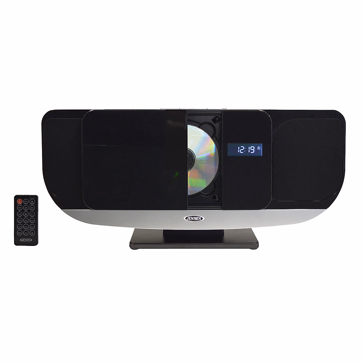 JENSEN JBS-215 Bluetooth Wall-Mountable Music System with CD Player and FM Radio, JBS-215