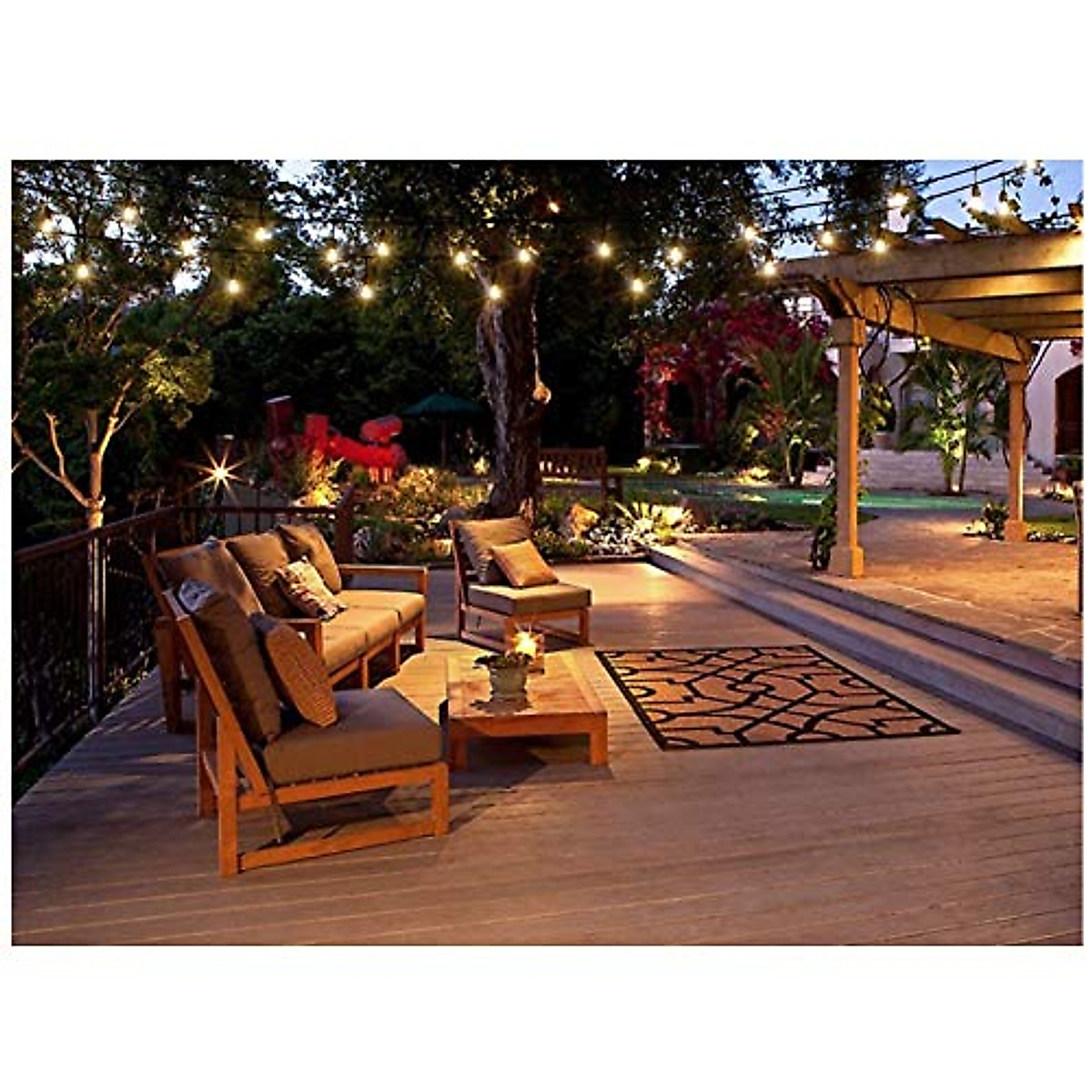 12 Pack 0.5W LED Replacement Light Bulbs, E17 Intermediate Base Warm White 2700K Equivalent to 5W 7W Incandescent Bulb, Clear Glass G40 Bulb for Indoor Outdoor Edison String Light, 120V