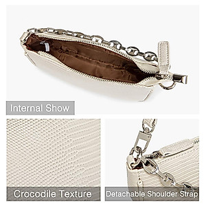 HORSE&TIGER Women Small Shoulder Bag Mini Purse Womens Crossbody Clutch Purses with Zipper Closure (Black)