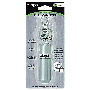 Zippo Fuel Street Canister Chrome , Grey