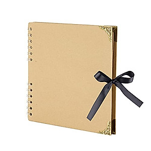 Scrapbook (8 x 8 inch) Scrapbook Album 60 Pages Ideal for Your DIY Scrapbooking Albums Wedding and Anniversary Family Photo Album (8 * 8 scrapbook)