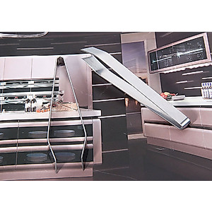 Daycount® Pack of 2 Fish Bone Tweezers, Chicken Feather Tweezer Stainless Fishbone Picker, Clean Tongs Salmon Bone Removal Durable Dishwasher Safe 4.7''