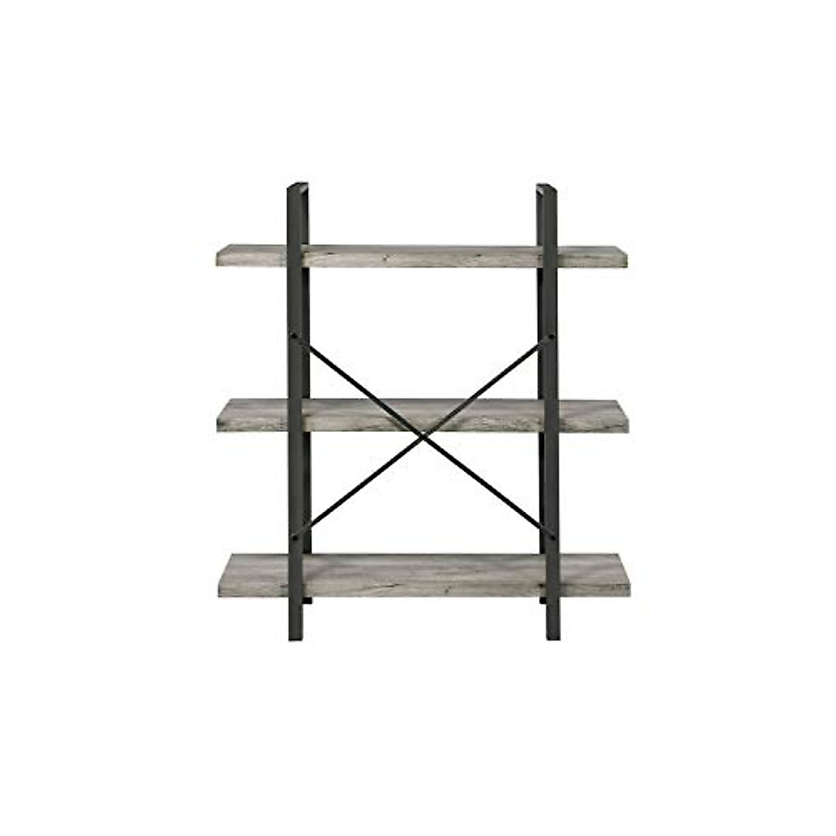 Coaster Furniture Bookcase Grey Driftwood and Gunmetal 805815