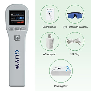GOVW Laser Therapy for Dogs, 4x808nm+16x650nm, Cold Laser Therapy Device for Dogs Professional, Veterinary Laser Therapy Machine, Cold Laser Therapy Device for Horses, Laser Treatment for Animals