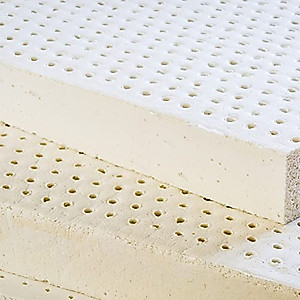 100% Natural Latex Mattress Topper - Medium - 3" King