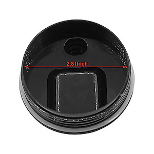 Anbige Replacement Parts Lids,Compatible with 16oz Cups for Ninja Blender BL660 BL770 BL740 BL771 BL773CO QB3000/QB3000SSW/QB3004/QB3005 (2 spout lids)