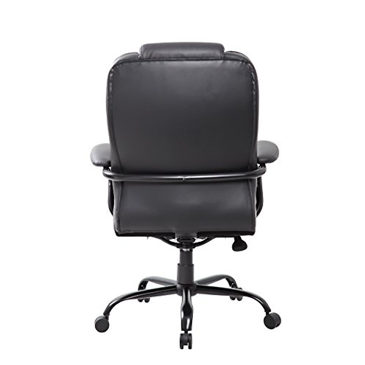 Boss Office Products Heavy Duty Executive Chair with 350lbs Weight Capacity in Black