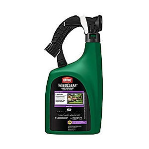 Ortho WeedClear Lawn Weed Killer Ready to Spray3 - Dandelion & Clover Killer, Also Kills Chickweed, Dollarweed & More, Weed Control for Lawns, Use on Southern Grasses, Kills to the Root, 32 oz.