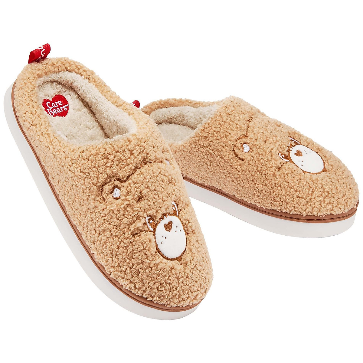 YUNGPRIME Care Bears House Slippers Cozy Slip on Fluffy Scuff Shoes for women and men