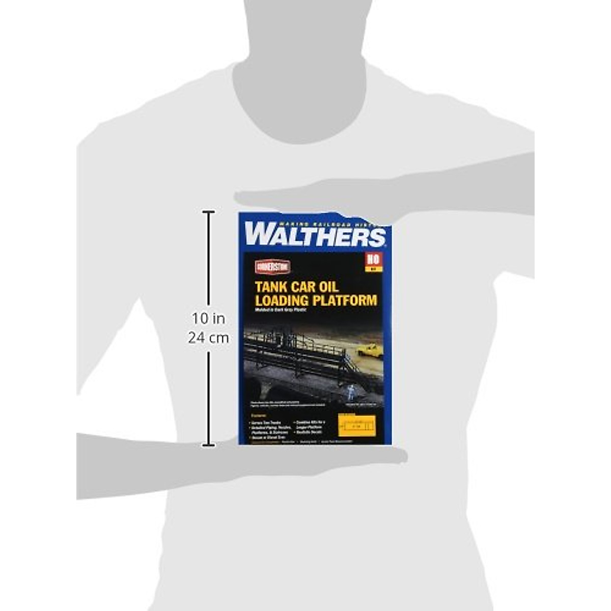 Walthers Cornerstone HO Scale Model Oil Loading Platform, 8