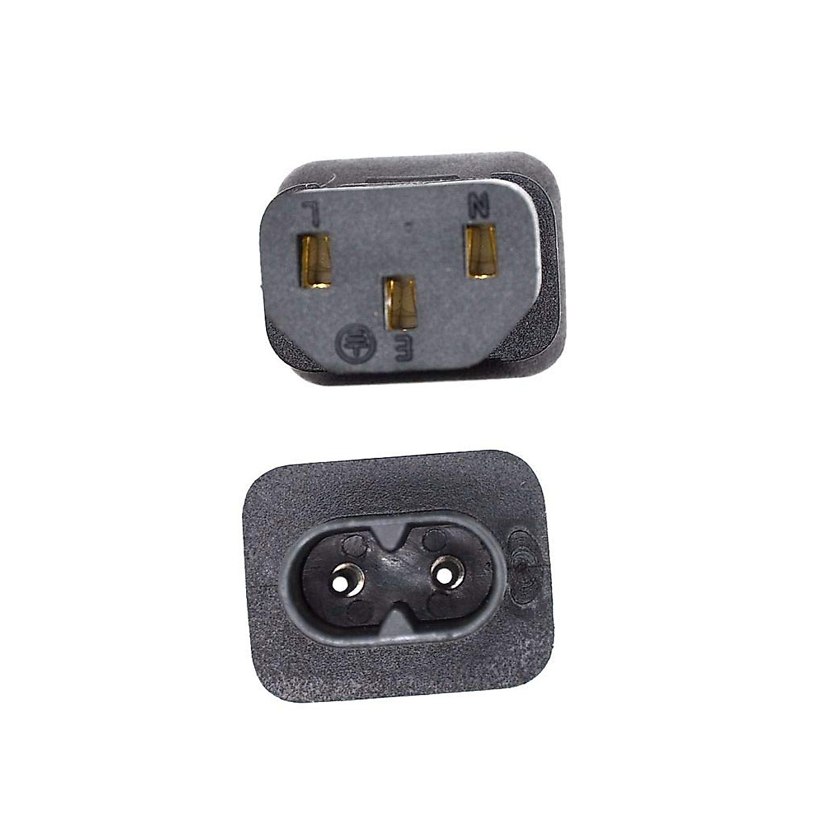 IEC 320 C7 Male to C13 3Pin Female Power Adapter C14 to C8 C7 to C13 IEC 3Pin Female to 2Pin Male