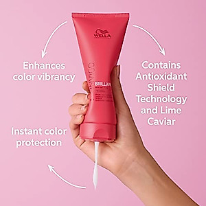 Wella Professionals Invigo Brilliance Shampoo & Conditioner Set, Color Protection & Color Vibrancy for Fine/Normal Hair