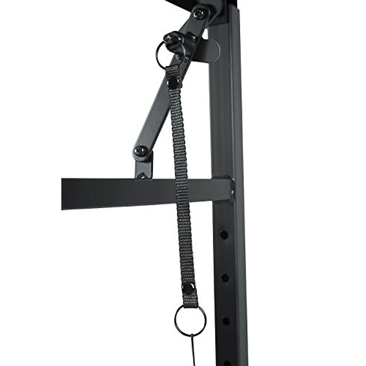 Gator Frameworks Keyboard and Audio Utility Table with Multi Point Adjustability and Built in Leveling Bubble; Min/Max Height - 26"/44" (GFW-UTILITY-TBL), Black