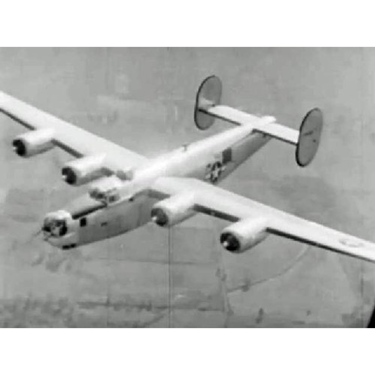 Air Force Consolidated B-24 Liberator WW2 Big Bomber old Films DVD