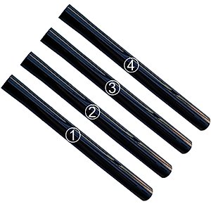 4Pack 1.25 Inch Vacuum Extension Wands with 1-1/4" Fitting (32mm) (1.25 in) - 1.25 Inch Shop Vac Extension Tubes, Accessories and Attachment 32mm, Replacement Vacuum Cleaner Extension Pipe Tubes