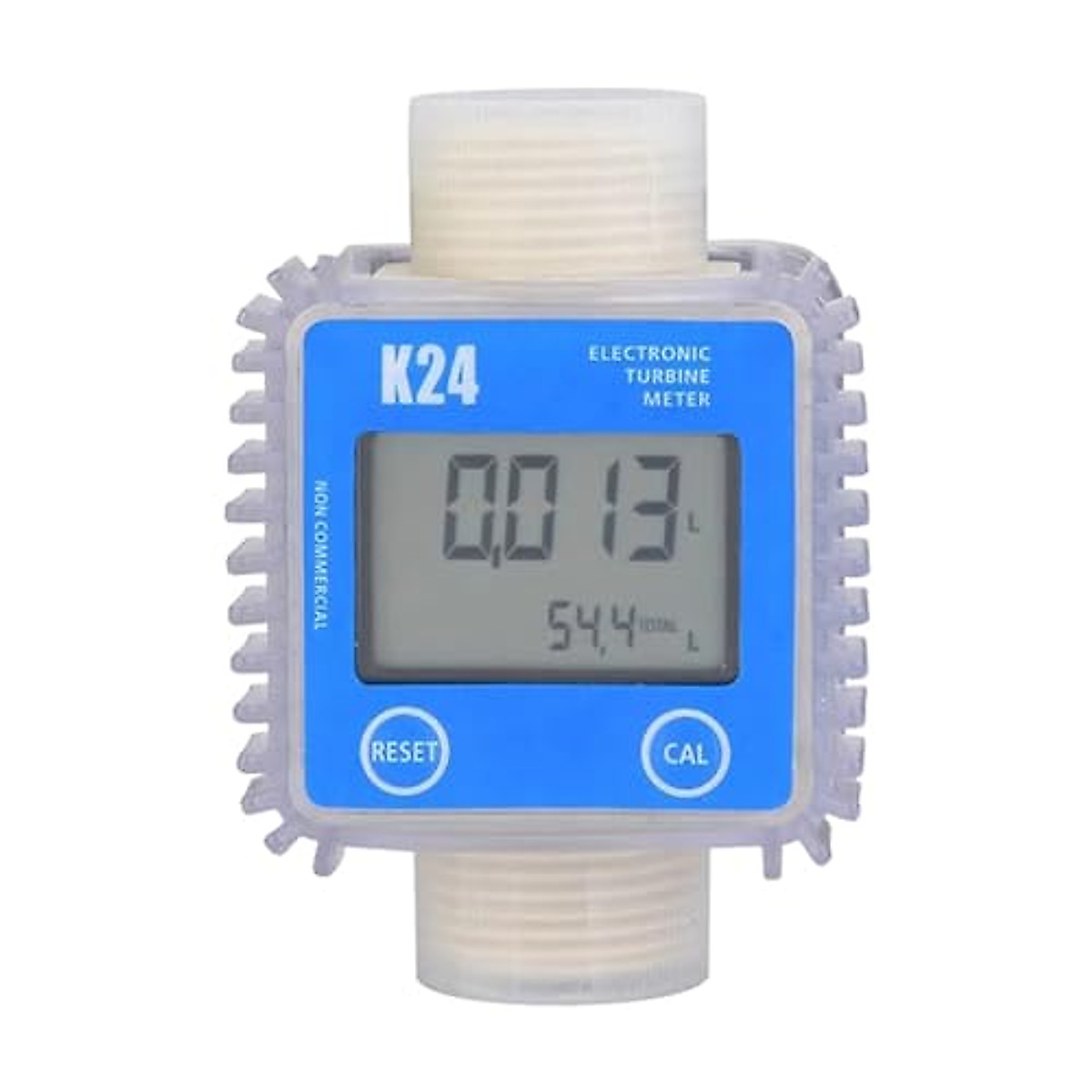 Flow Meter 1 Piece Digital K24 Oil Fuel Flow Meter Fuel Flow Meter Water Sea Liquid Flow Meters Measuring Tools High Stability and Convenient Operation