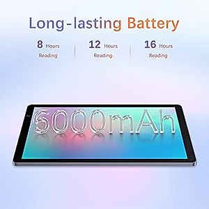 10.1 inch Tablet, Android 11.0, 3GB RAM, 32GB ROM, MAGCH Android Tablet with Quad-Core Processor, Up to 1.8Ghz, 8MP Rear Camera, HD IPS Display, 5000mAh Battery, Wi-Fi, Bluetooth 4.2, Metal Body, Grey