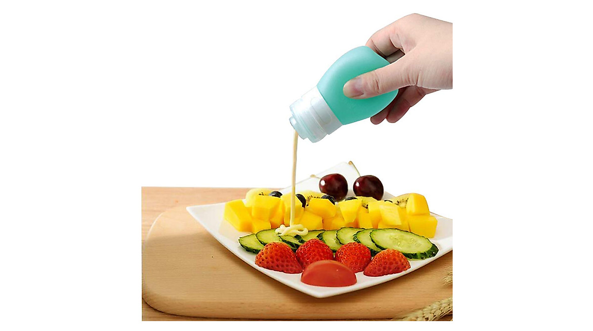 YINGGG Portable Salad Dressing Bottles – Leakproof & Reusable (Set of 4)