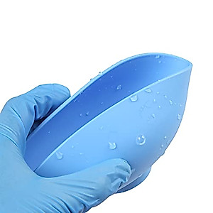 Dental Lab Rubber Mixing Bowl Plastic Spatulas for Alginate Impression Plaster Materials(6Pcs)