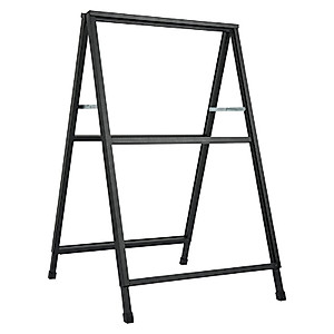 ZEGNEER Sidewalk Sign Board Curb Sign 24x36 inch Slide in Double Sided Display Foldable and Portable Comes with Carry