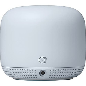 Nest WiFi Router Snow with 1 Access Point Mist - Mesh Router for Wireless Internet - Wi-Fi Extender with Smart Speaker - Works with Nest WiFi and Google WiFi Home Wi-Fi Systems (Renewed)