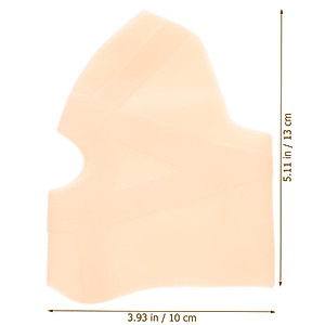 1 Pair Silicone Knee Pads Waterproof Knee Brace for Water Sports Knee Pads Waterproof Knee Restraint for Meniscus Tear Knee Injury Skin Color