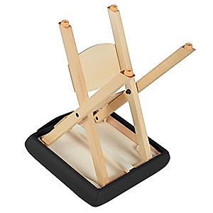 Mt Massage Tables Wooden Handy/Folding Massage Stool Black